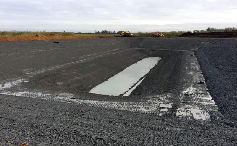Reservoir Construction project by Anglian Excavations Limited